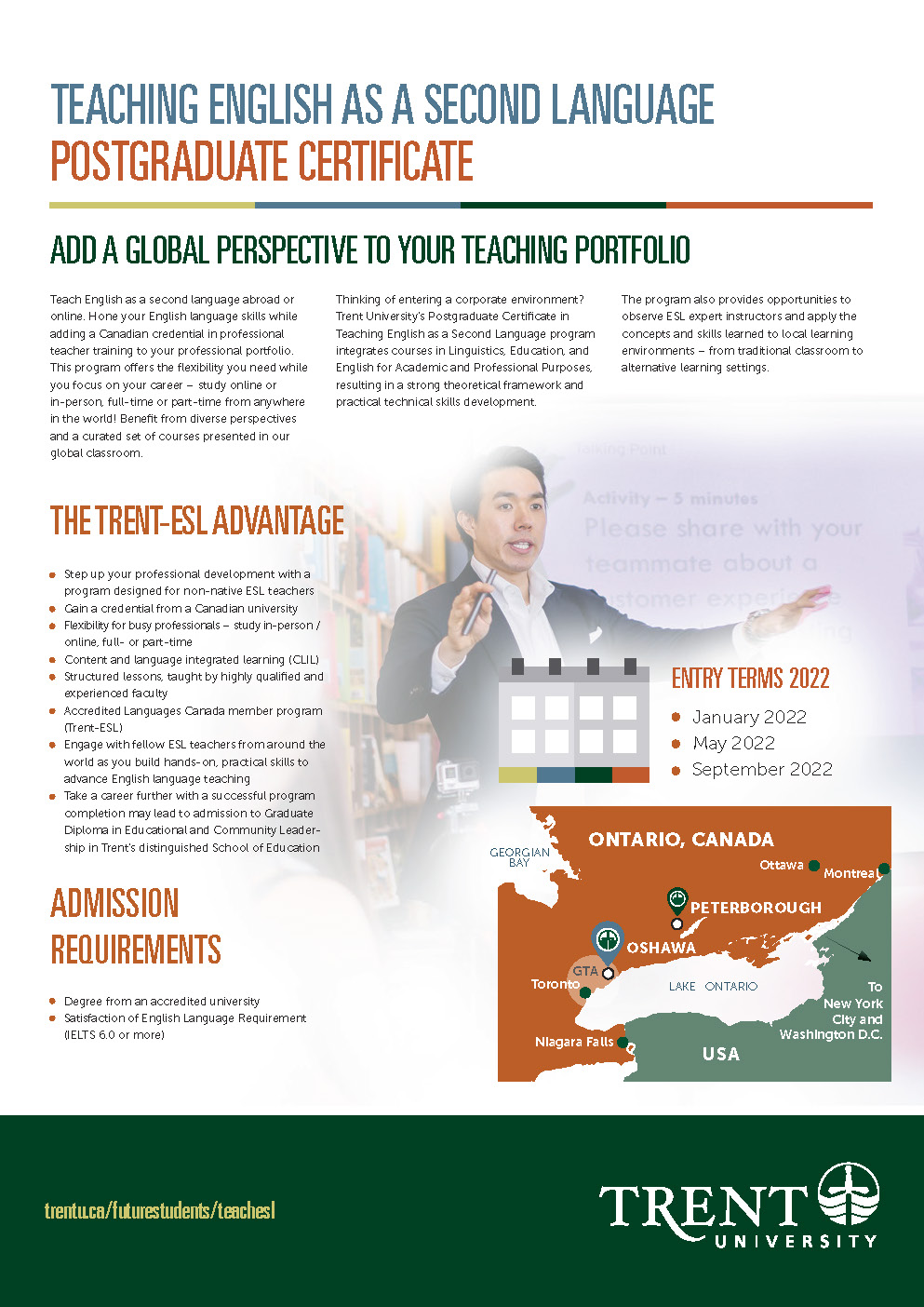 TEACHING ENGLISH AS A FOREIGN LANGUAGE POSTGRADUATE CERTIFICATE - Trent ...